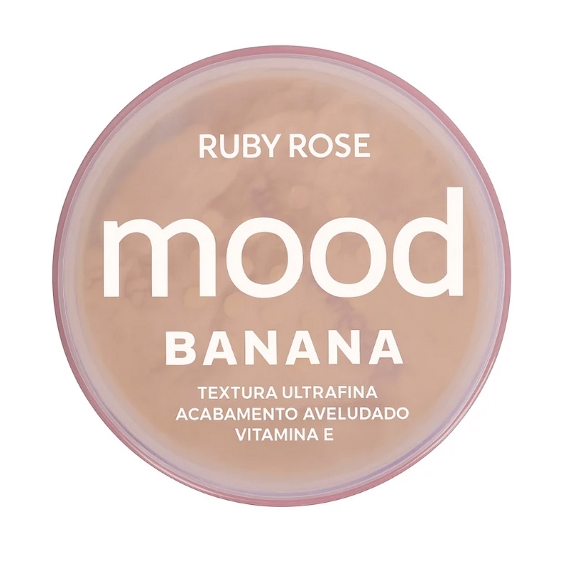 Pó Banana Mood - Ruby Rose HB851 | Tudo de Maquiagem