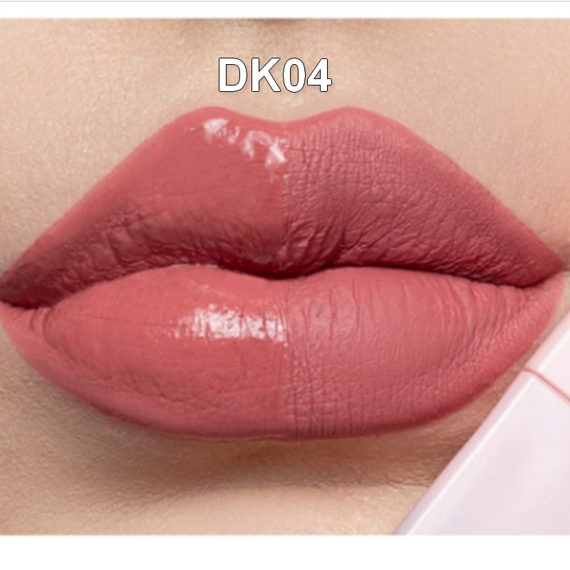 Batom Duo Kiss DK04 Ruby Rose Matte e Gloss | Tudo de Maquiagem